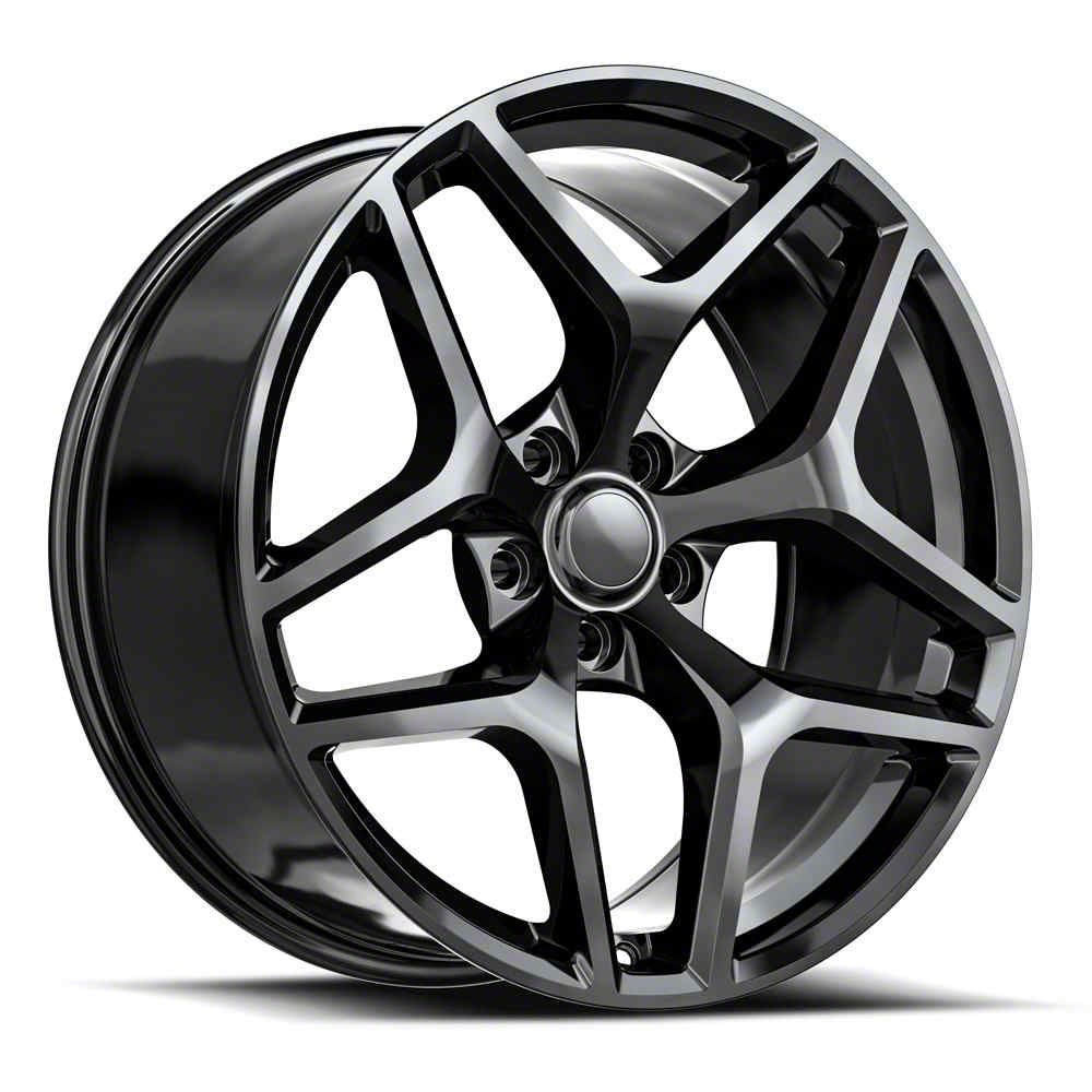 OE Revolution Camaro Z28 Gloss Black Wheel; 20x9; 30mm Offset Z28 ...