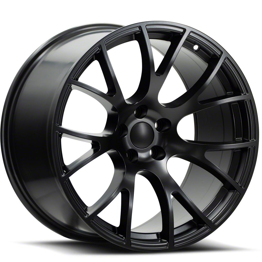 OE Revolution Charger DG-05 Matte Black Wheel; Rear Only; 20x11; 18mm ...