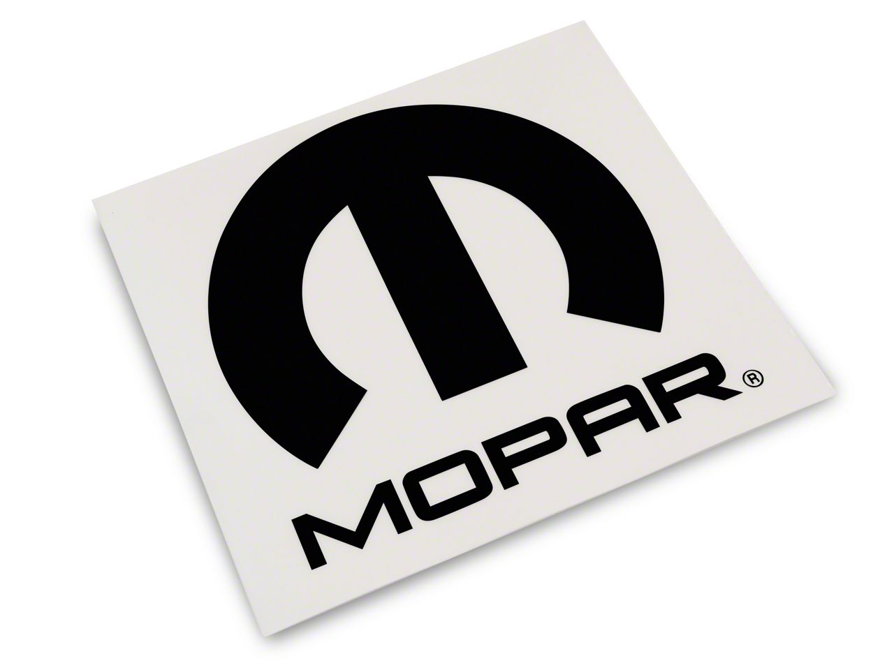 Officially Licensed MOPAR Challenger Mopar M Decal; Black CH16475 (08 ...