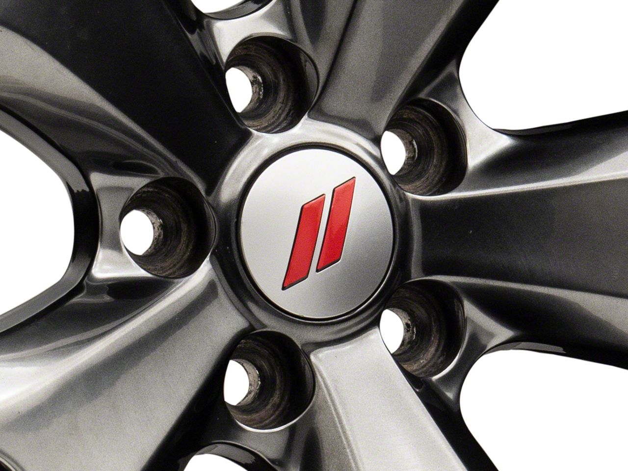 Mopar Licensed by SEC10 Challenger Hash Mark Wheel Cap Decal; Red ...