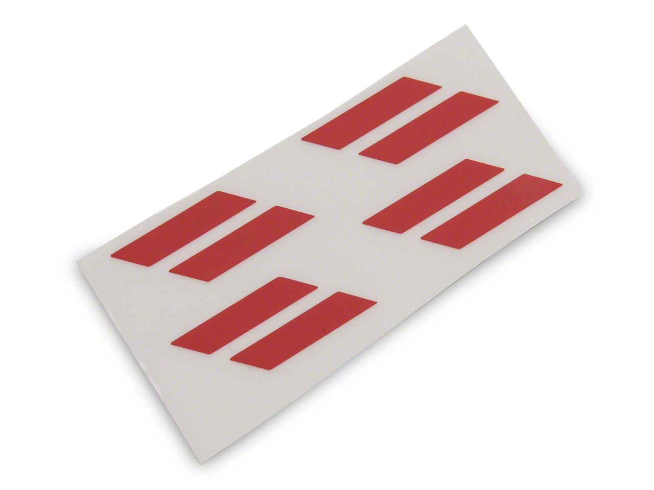 Mopar Licensed by SEC10 Challenger Hash Mark Wheel Cap Decal; Red ...