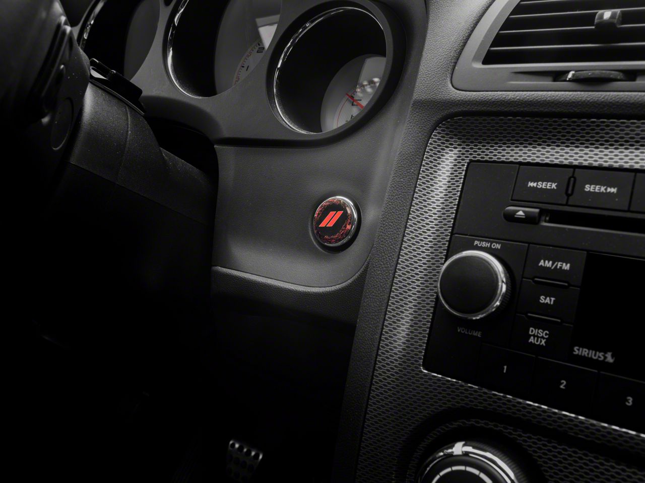 Mopar Licensed by SEC10 Challenger Push Button Start Decal with Hash ...