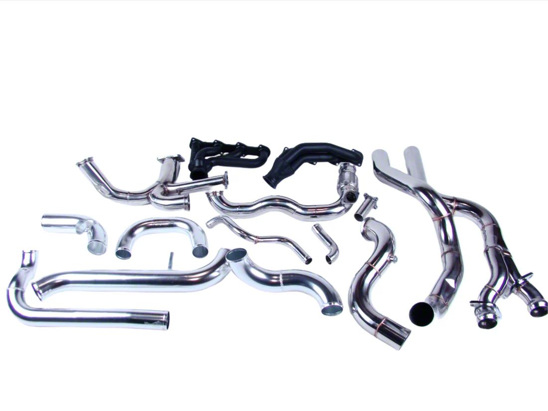 On3 Performance Mustang Forward Facing Single Turbo System; No Turbo ...