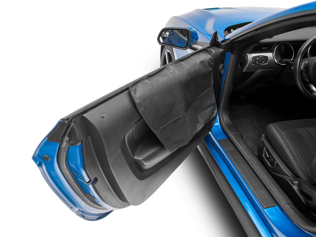 OPR Mustang Car Door Guards; Black 428081 (Universal; Some Adaptation ...