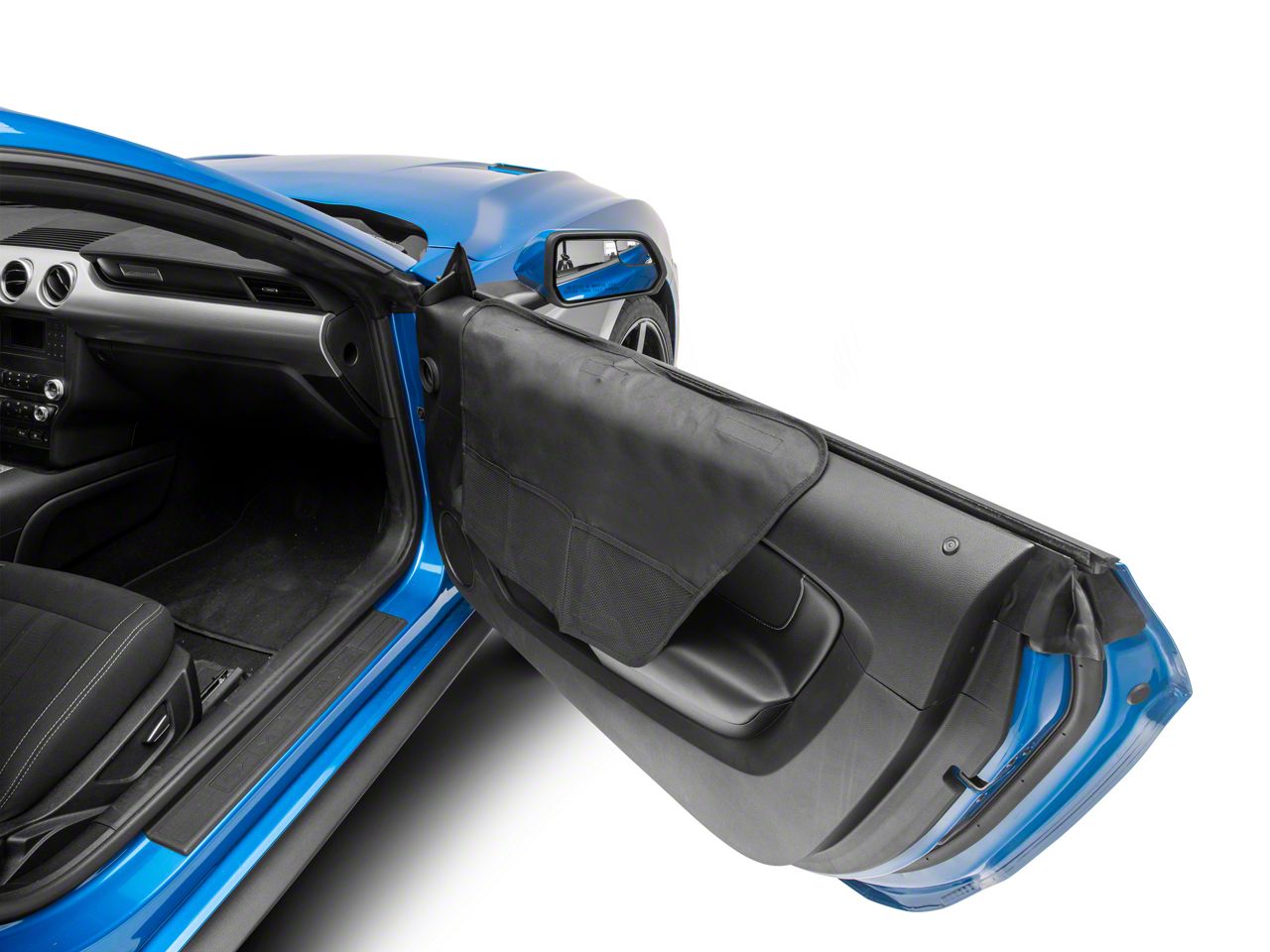 OPR Mustang Car Door Guards; Black 428081 (Universal; Some Adaptation ...