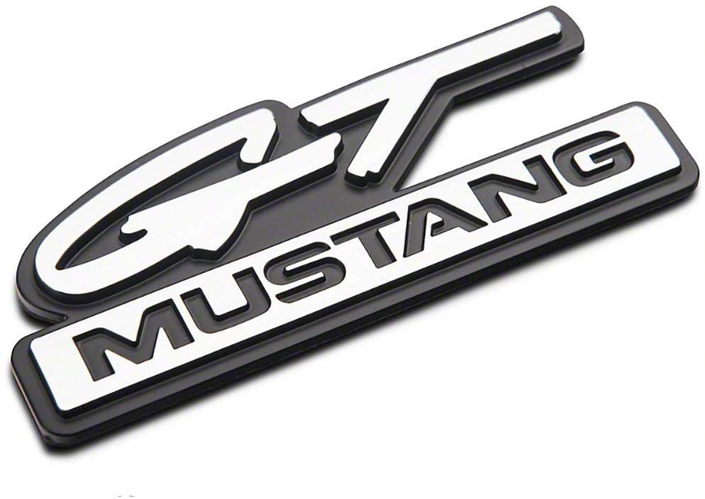 Mustang Fender Emblem; Script GT/Mustang (94-95 Mustang GT) - Free Shipping
