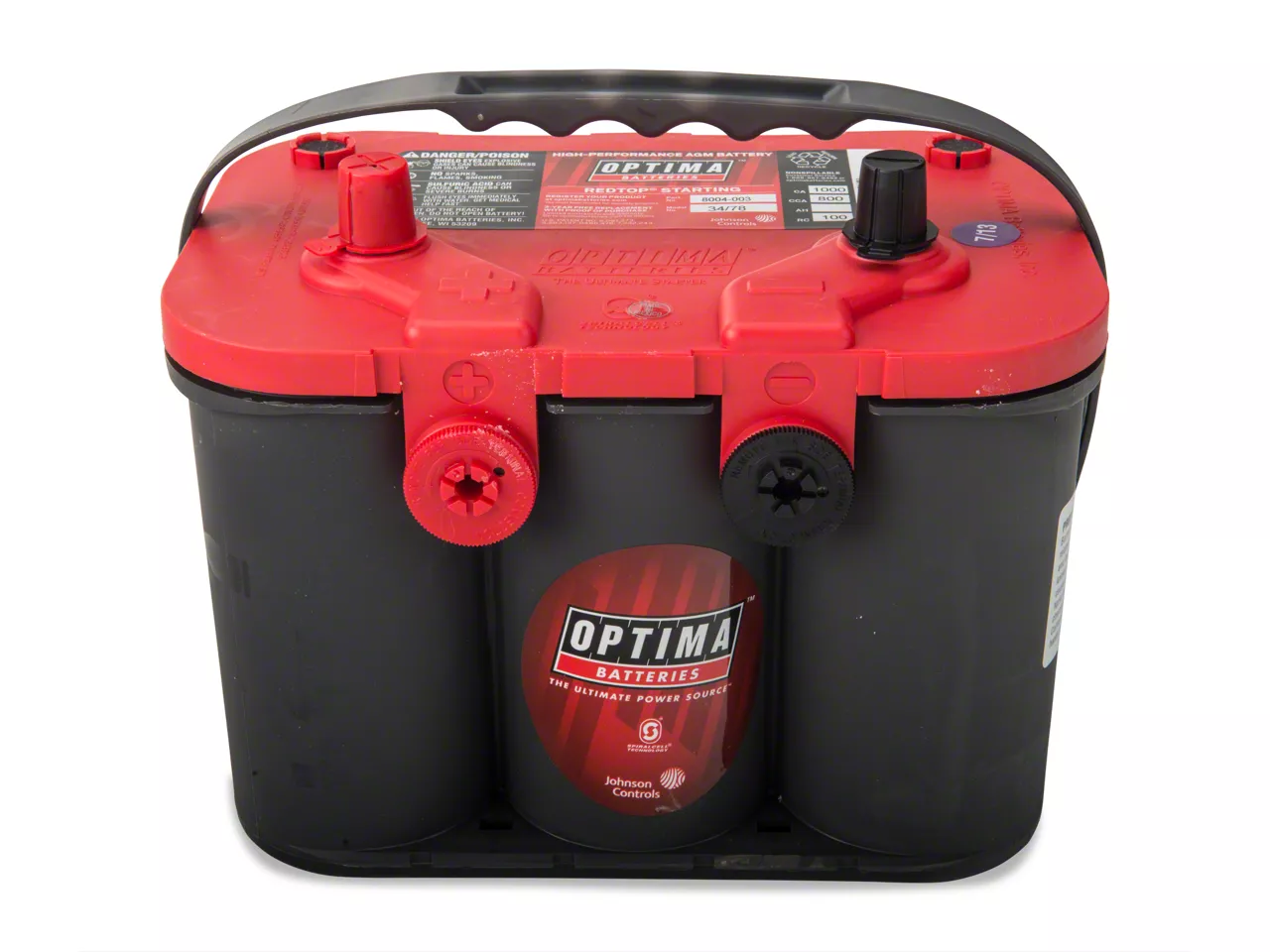 Optima Mustang Performance Battery; Red Top 34/78 (79-10 Mustang ...