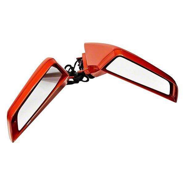 Oracle Camaro Concept Side Mirrors; Single Intensity; Inferno Orange ...