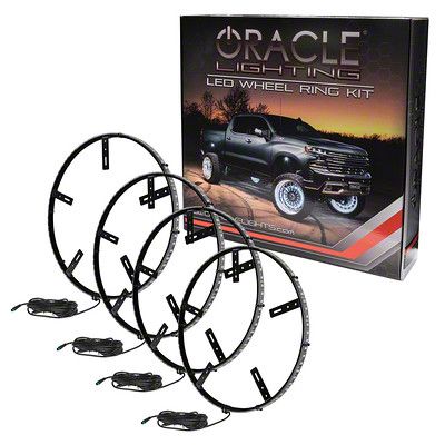 Oracle Challenger LED Illuminuted Wheel Rings; ColorSHIFT RGB+W 4215 ...