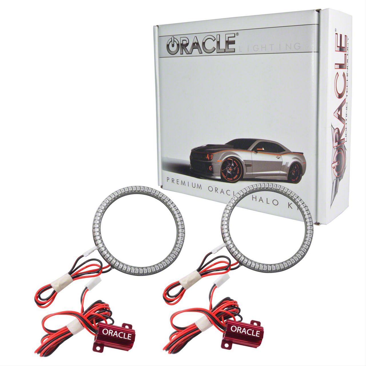 Oracle Charger Fog Light Halo Kit; WP LED Projector Fog Halo Kit CR4876 ...