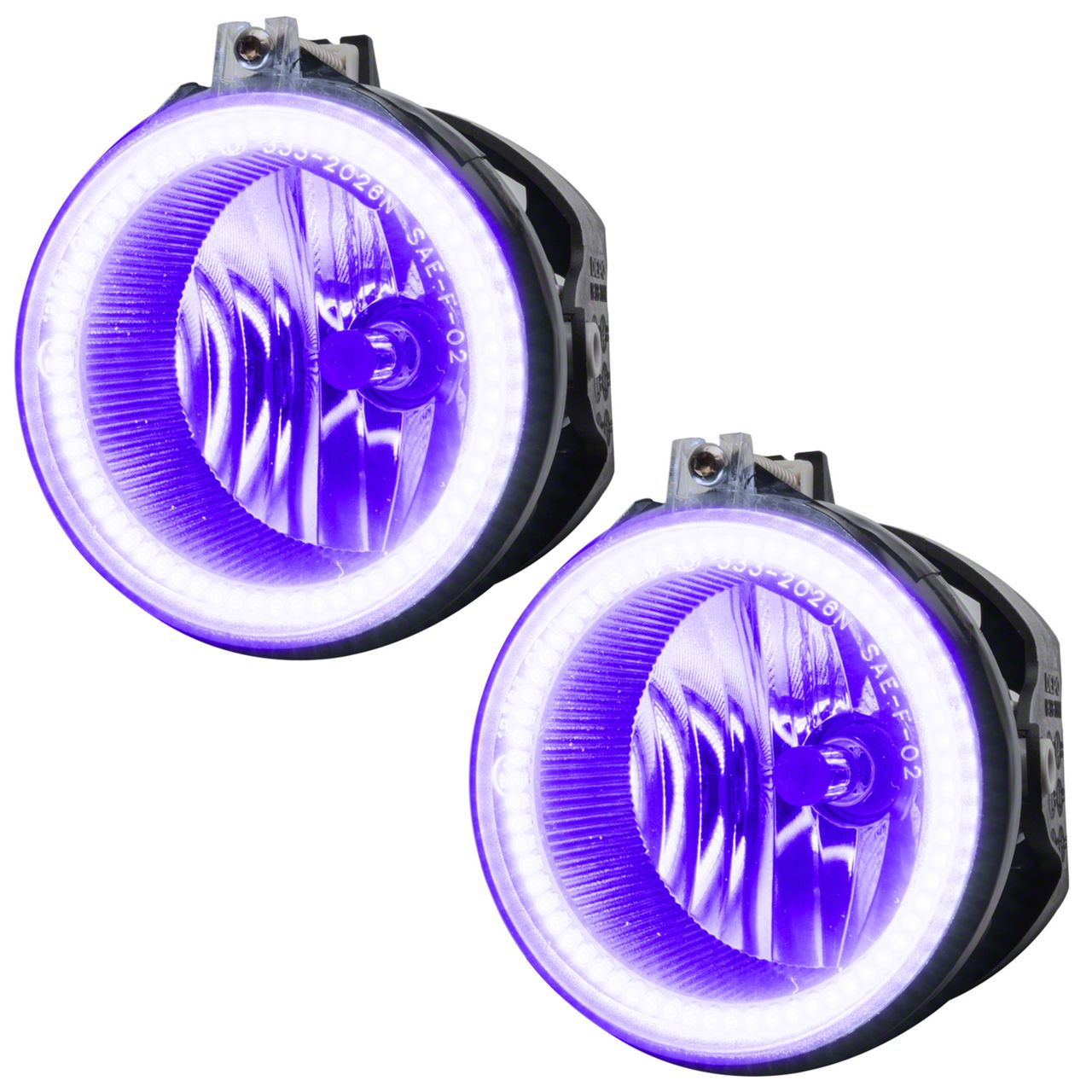 Oracle Challenger OE Style Fog Lights with LED Halo; Chrome CH2359 (08 ...