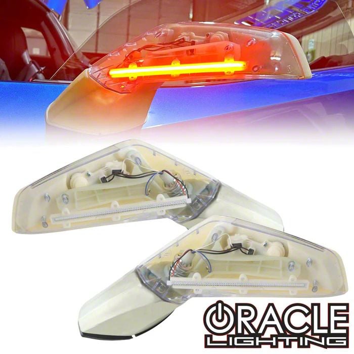 Oracle Corvette Concept LED Side Mirrors; Unpainted 3903-504 (14-19 ...