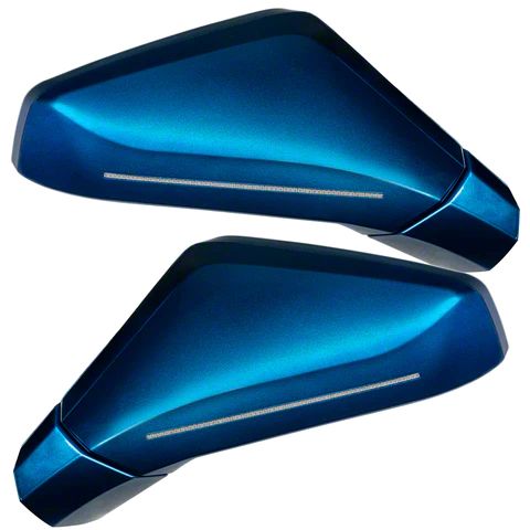 Oracle Corvette Concept Side Mirrors; Blue Stream Tintcoat; 512Q 3901 ...