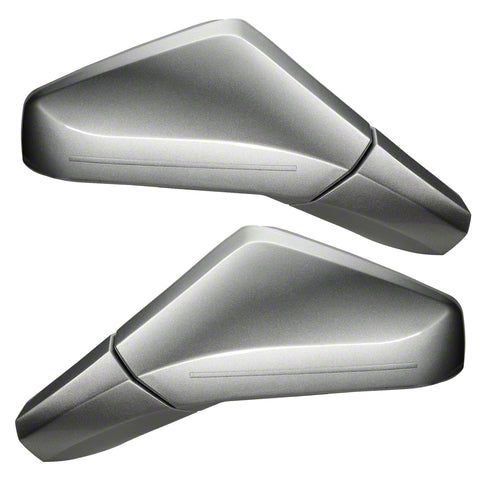 Oracle Corvette Ghosted Concept Side Mirrors; Switchblade Silver ...
