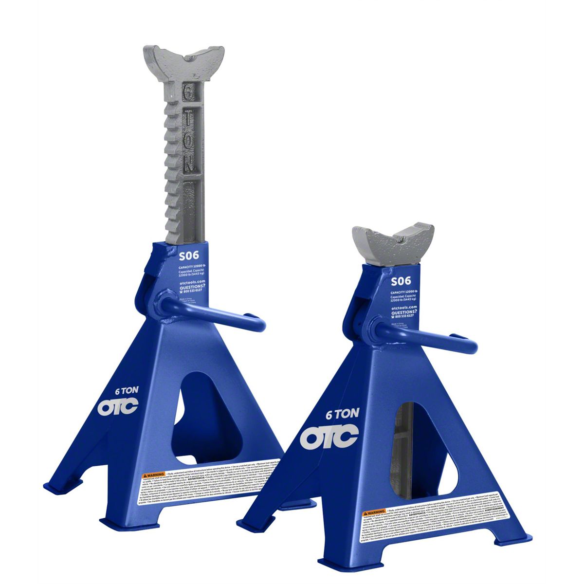 OTC Universal AM Jack Stands; 6-Ton OTCS06 - Free Shipping