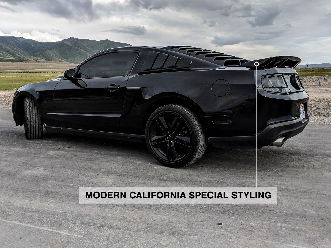 SpeedForm Mustang GT/CS Style Rear Spoiler; Pre-Painted 13255 (10-14 ...