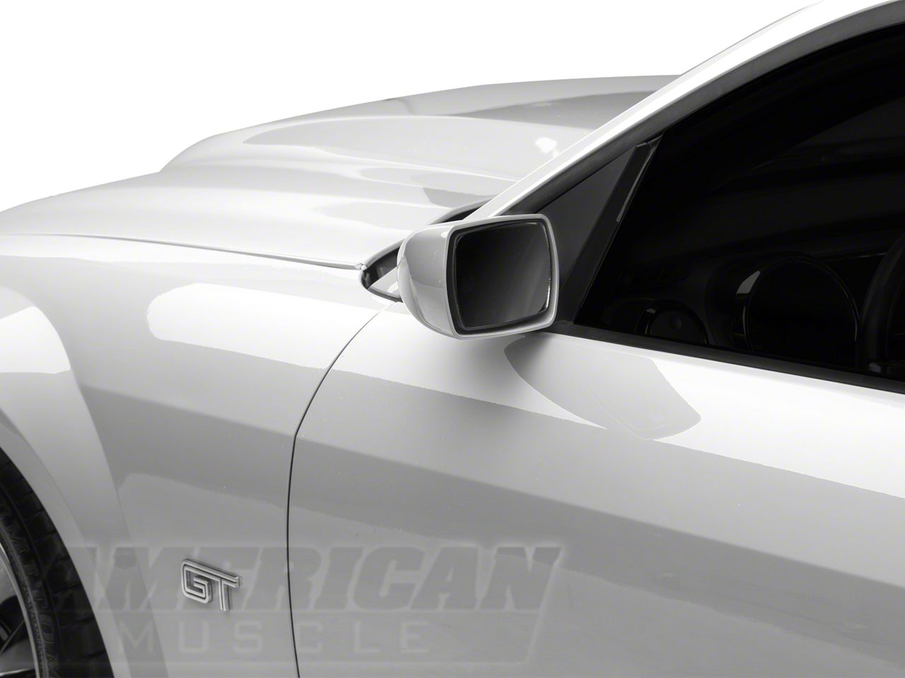 MMD Mustang Retro Style Mirrors; Pre-Painted 71308 (05-09 Mustang ...