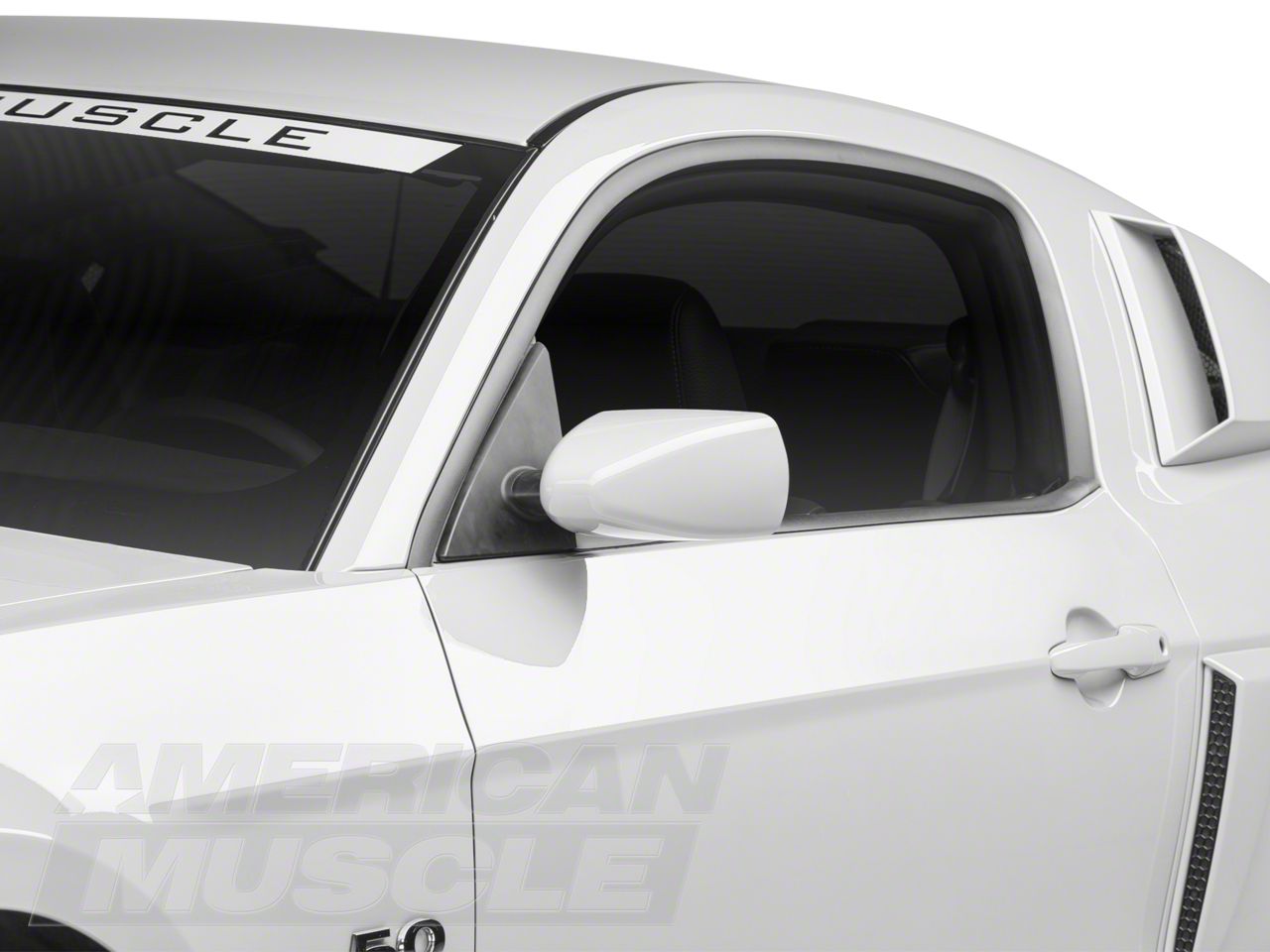 MMD Mustang Retro Style Mirrors; Pre-Painted 71309 (10-14 Mustang ...