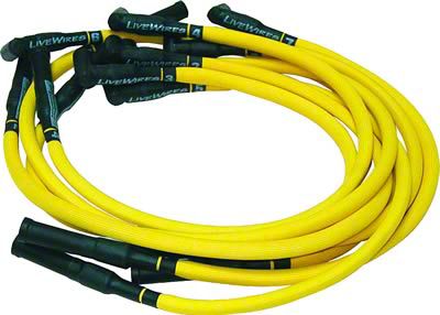 Performance Distributors Mustang LiveWires Spark Plug Wires; Yellow DUI ...