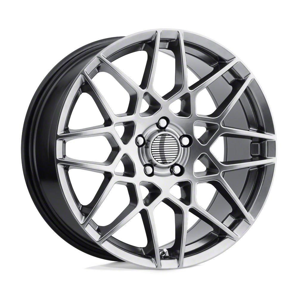 Performance Replicas Mustang PR178 Hyper Silver Wheel; 20x8.5; 30mm ...