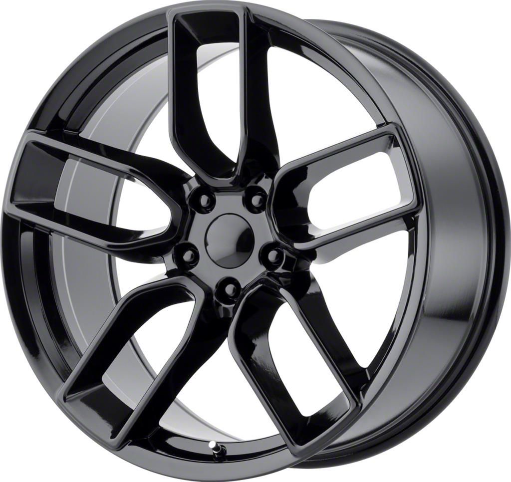 Challenger PR179 Gloss Black Wheel; 20x9; 20mm Offset (08-23 RWD ...
