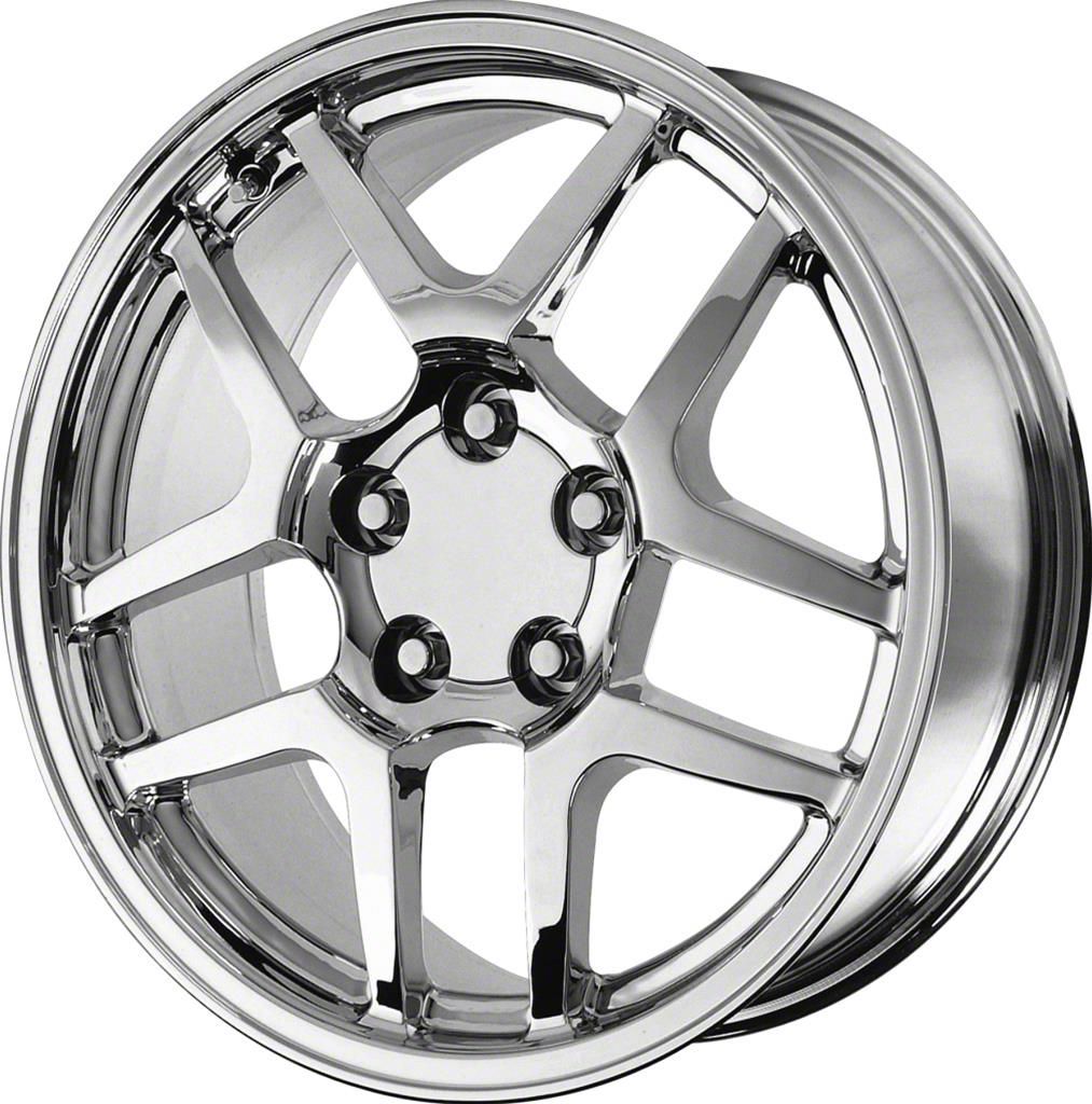Corvette PR105 Chrome Wheel; 18x10.5; 58mm Offset (05-13 Corvette C6 ...