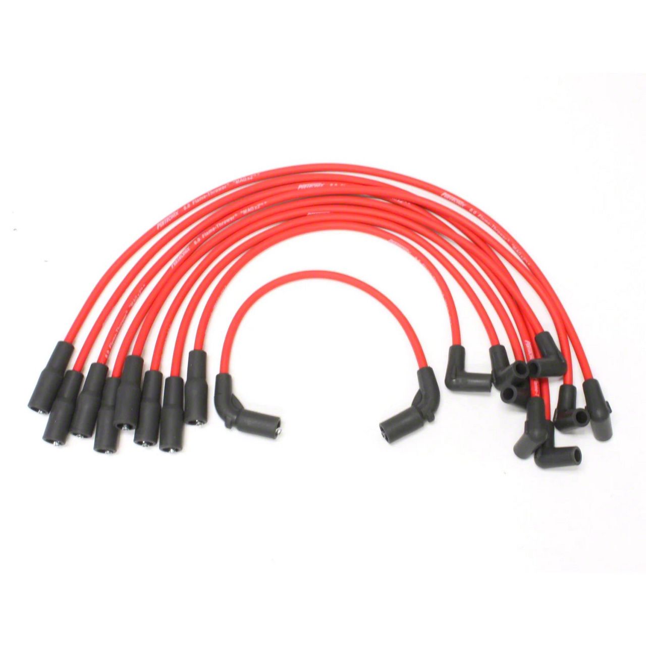 PerTronix Corvette Flame-Thrower Spark Plug Wires; Red 808424 (97-99 ...
