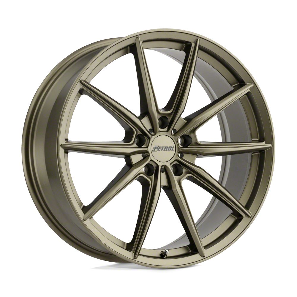 Petrol Mustang P4B Matte Bronze Wheel; 18x8; 40mm Offset ...