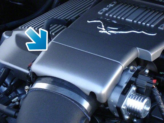 Mustang Plenum Extension Throttle Body Cover (05-10 GT)