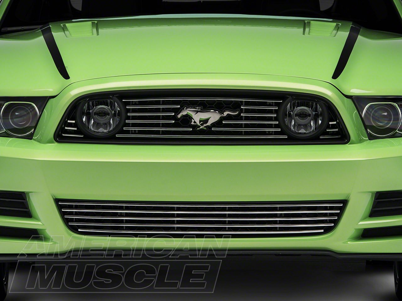 Modern Billet Mustang Grille; Polished polished-billet-grille-2013gt ...