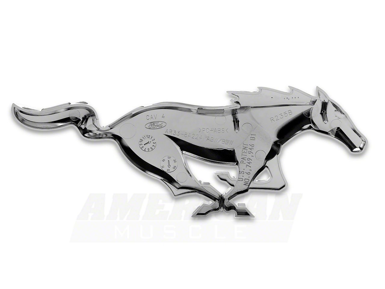 Ford Mustang Pony Grille Emblem AR3Z8A224AA (10-14 Mustang GT, V6 ...