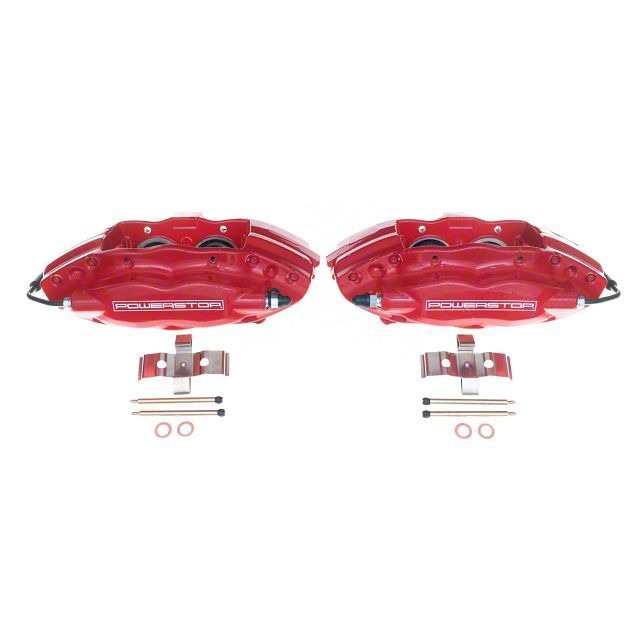 PowerStop Camaro Performance Rear Brake Calipers; Red S5282 (10-15 ...