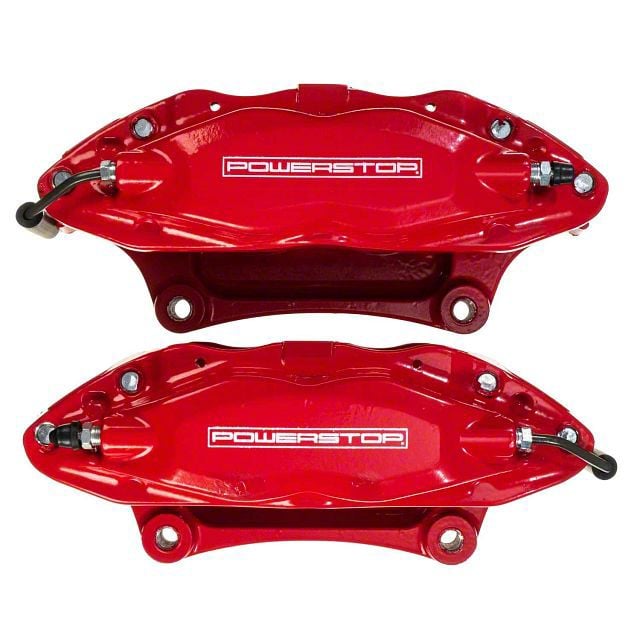 PowerStop Mustang Performance Front Brake Calipers; Red S5128 (11-14 ...