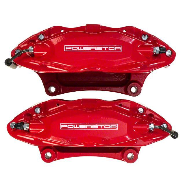 PowerStop Mustang Performance Front Brake Calipers; Red S5128 (11-14 ...