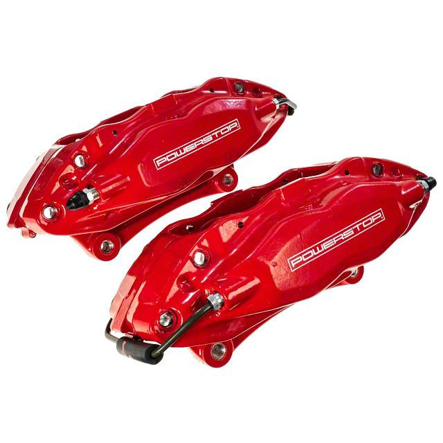 PowerStop Mustang Performance Front Brake Calipers; Red S5128 (11-14 ...