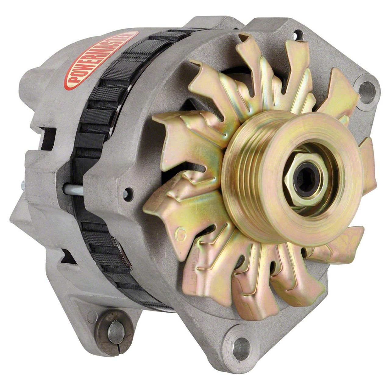 Powermaster Camaro CS130 Style Saddle Mount Alternator with 6-Groove ...