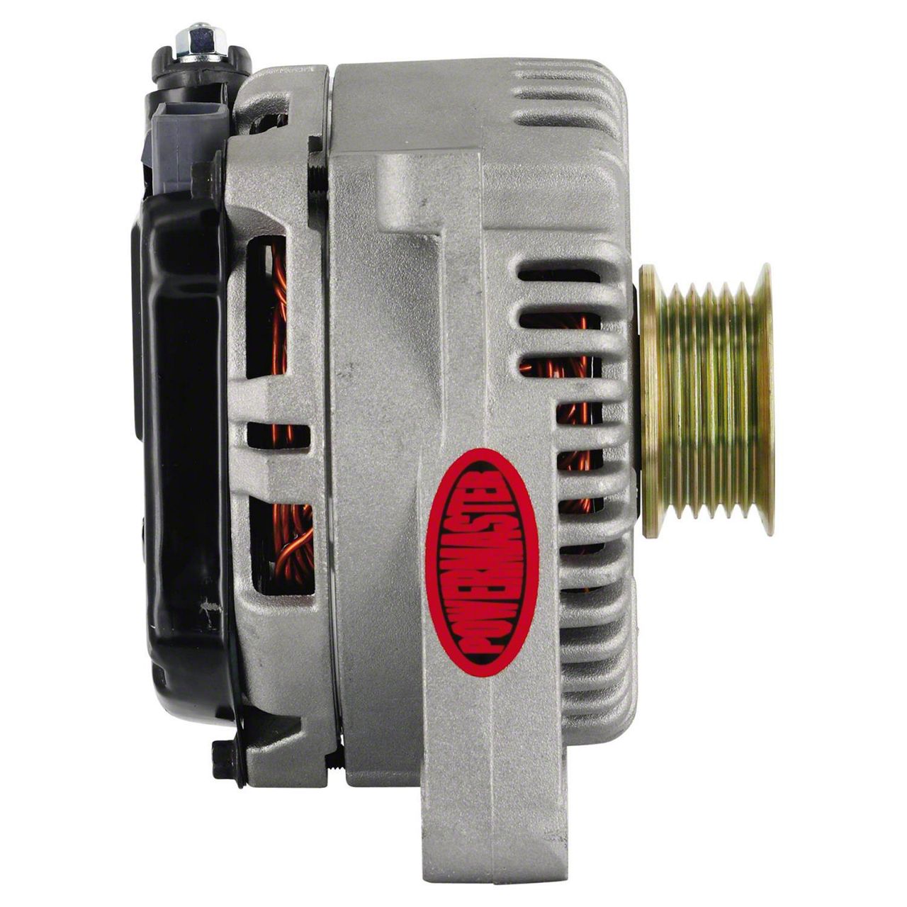 Powermaster Mustang 4G Style Large Frame V Mount Alternator with 6 ...