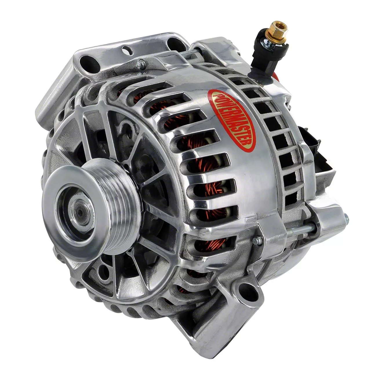 Powermaster Mustang 6G Style Large Frame Transverse Mount Alternator ...