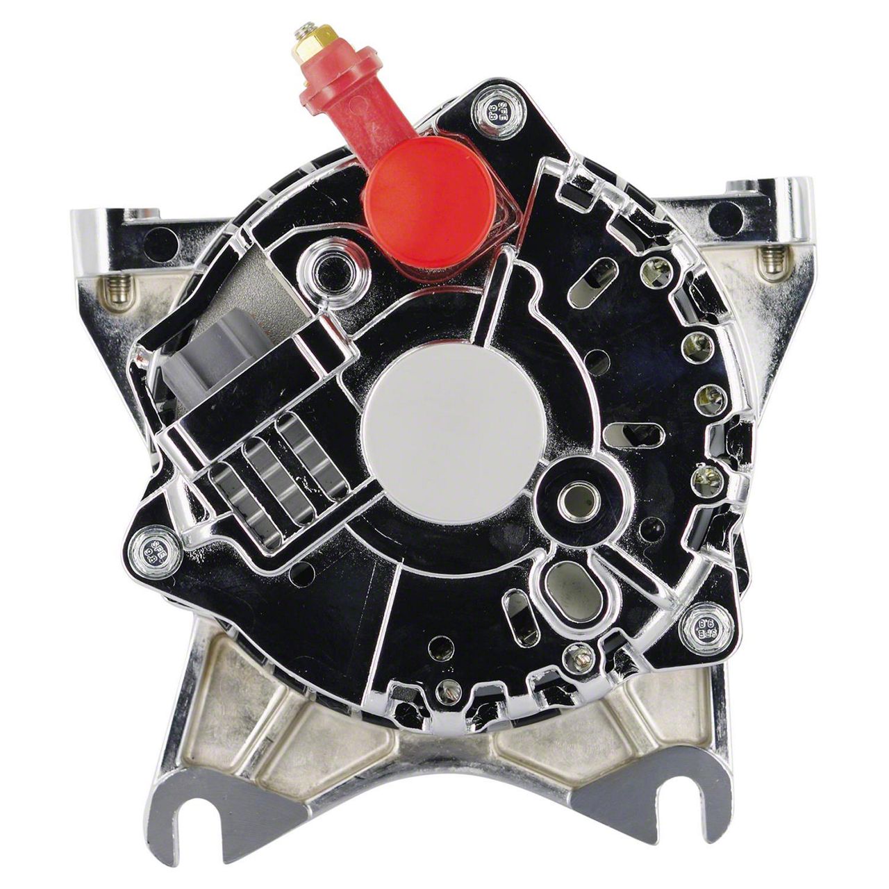 Powermaster Mustang 6G Style Small Frame V Mount Alternator with 6 ...
