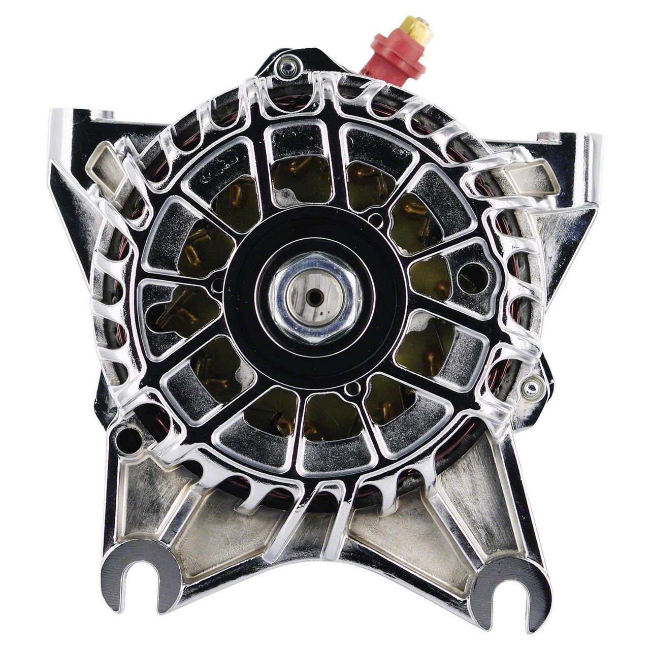 Powermaster Mustang 6G Style Small Frame V Mount Alternator with 6 ...