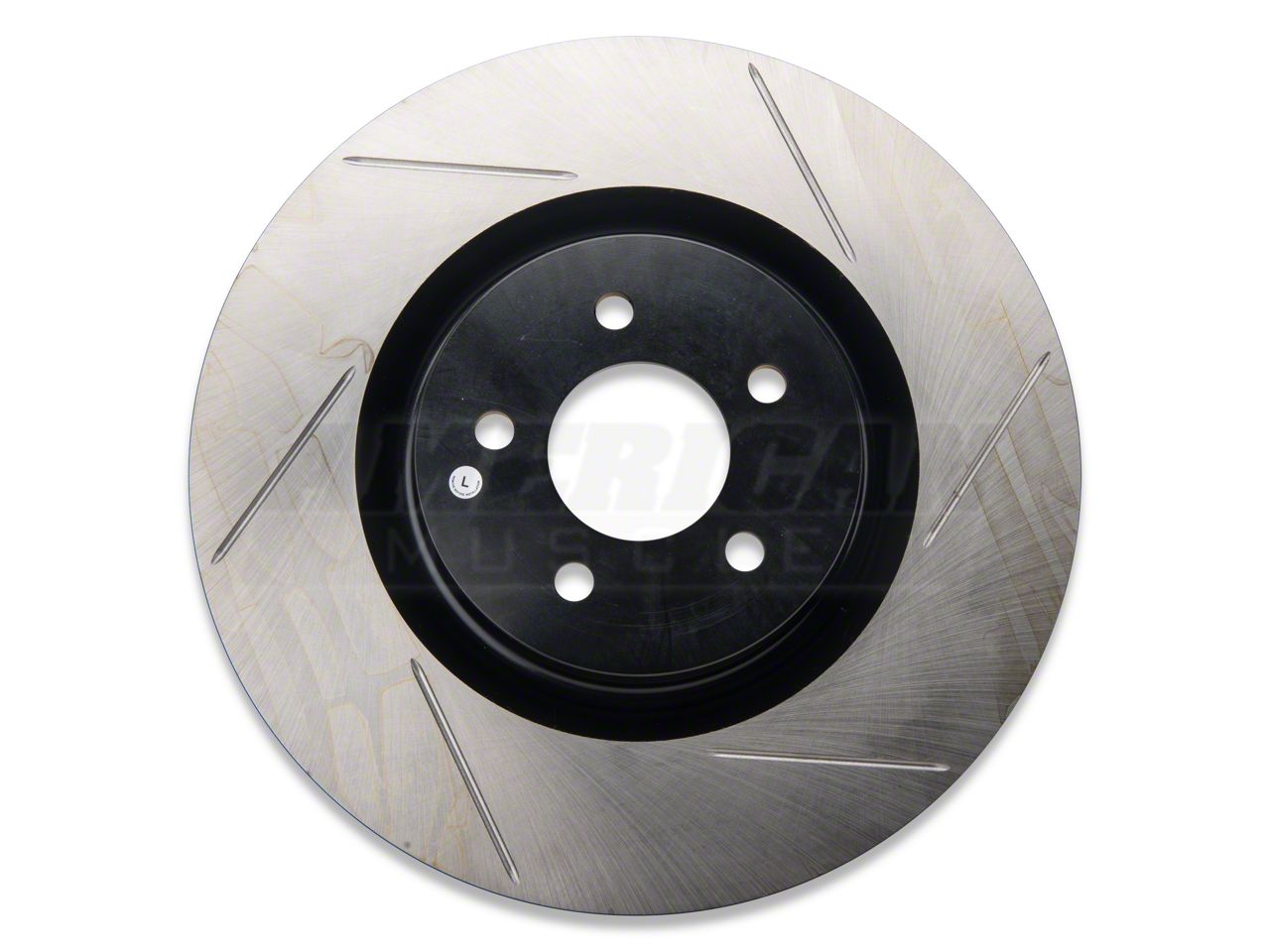 StopTech Mustang Sport Slotted Rotors; Front Pair 126.61089SR (11-14 ...