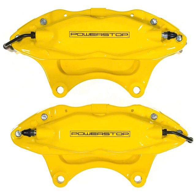 PowerStop Camaro Performance Front Brake Calipers; Yellow S5284YLW (10 ...