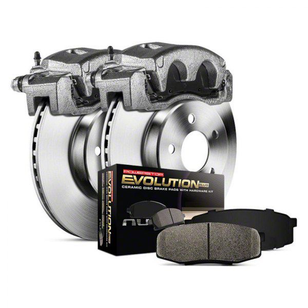 PowerStop Challenger OE Replacement Brake Rotor, Pad and Caliper Kit ...