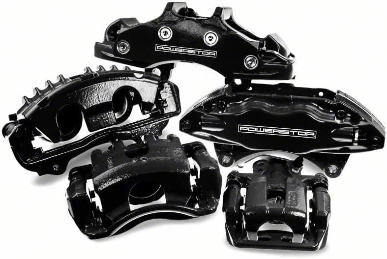 PowerStop Challenger Performance Front Brake Calipers; Black S5016ABLK ...