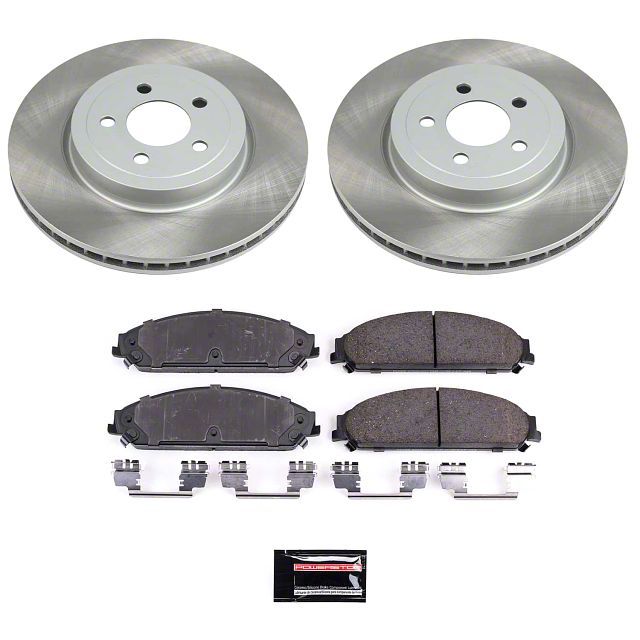PowerStop Challenger Semi-Coated Brake Rotor and Pad Kit; Front SC2560 ...