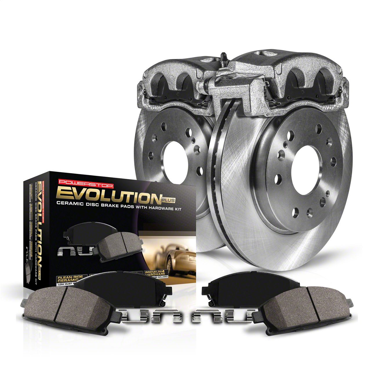 PowerStop Corvette OE Replacement Brake Rotor, Pad and Caliper Kit ...