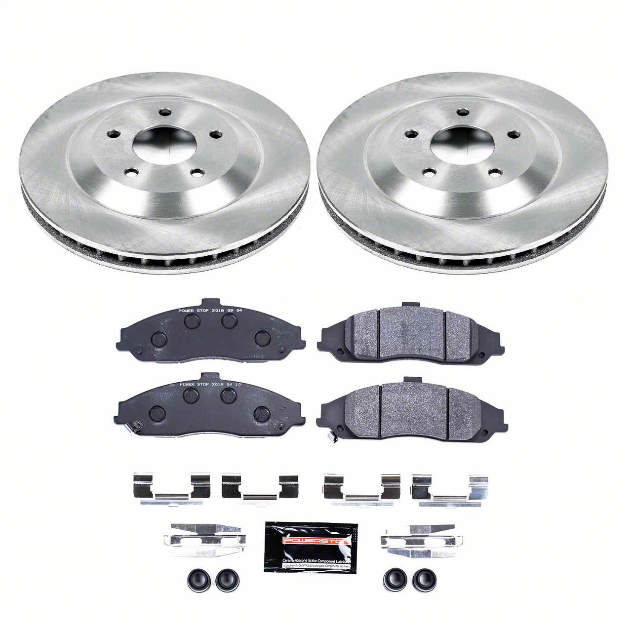 PowerStop Corvette Track Day Brake Rotor and Pad Kit; Front TDBK1559 ...