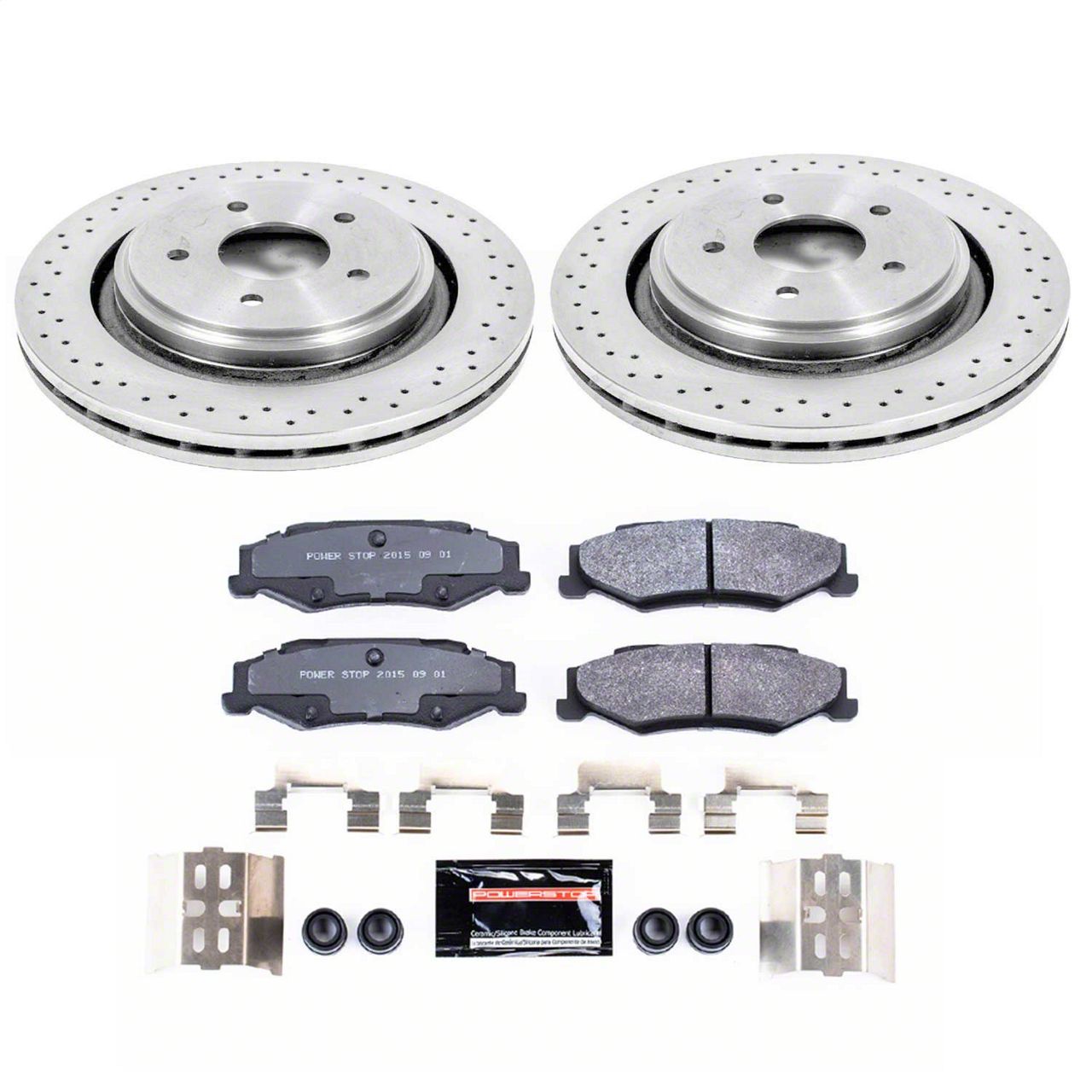 PowerStop Corvette Track Day Brake Rotor and Pad Kit; Rear TDBK5159 (05 ...