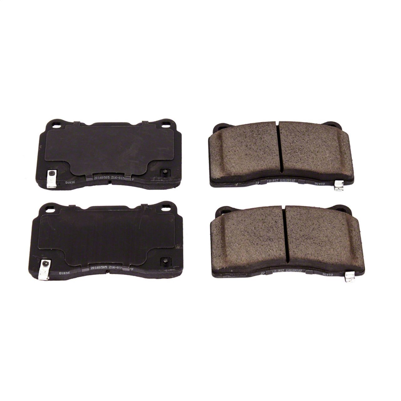 PowerStop Corvette Z16 Evolution Clean Ride Ceramic Brake Pads; Front ...