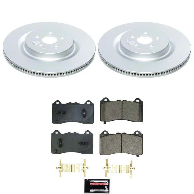 PowerStop Mach-E Z17 Evolution Plus Brake Rotor and Pad Kit; Front ...